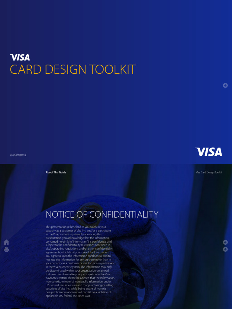 Card Design Toolkit | PDF | Visa Inc. | Debit Card