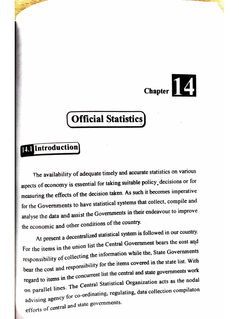 Official Statistics | PDF