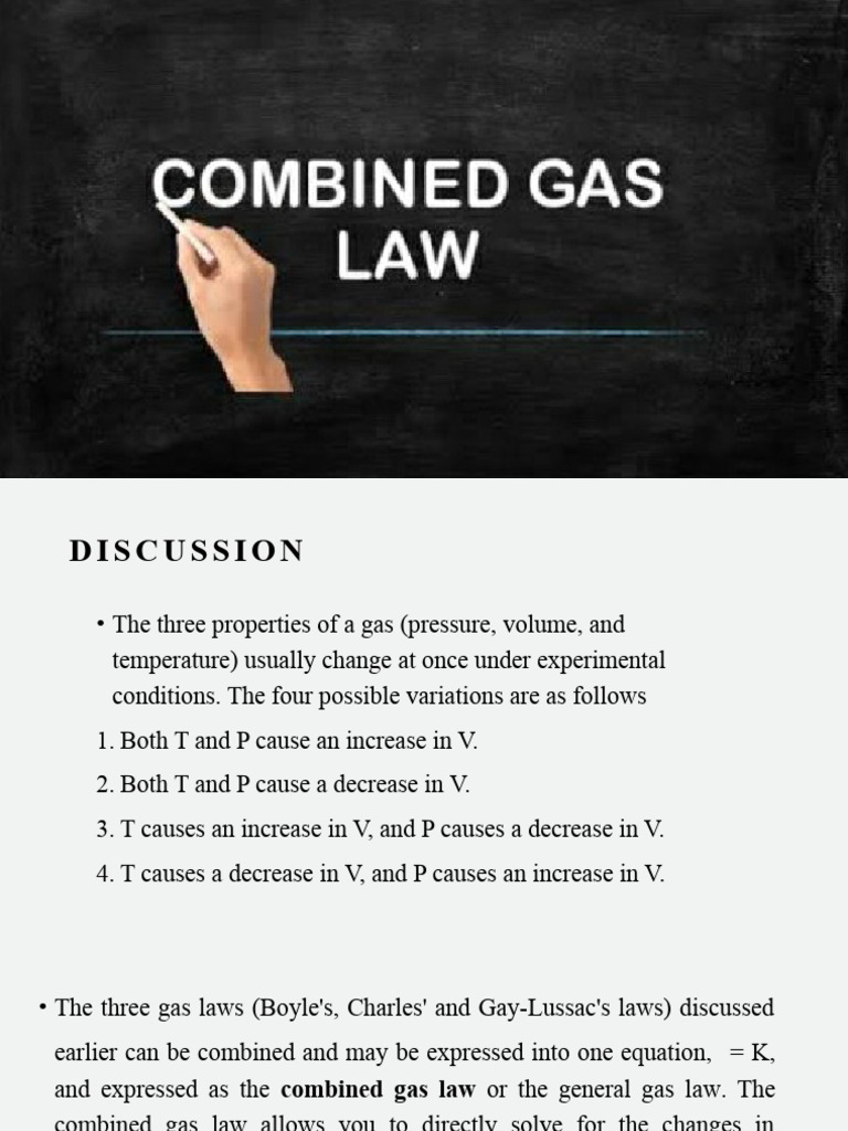 Gas Laws and Calculations | PDF