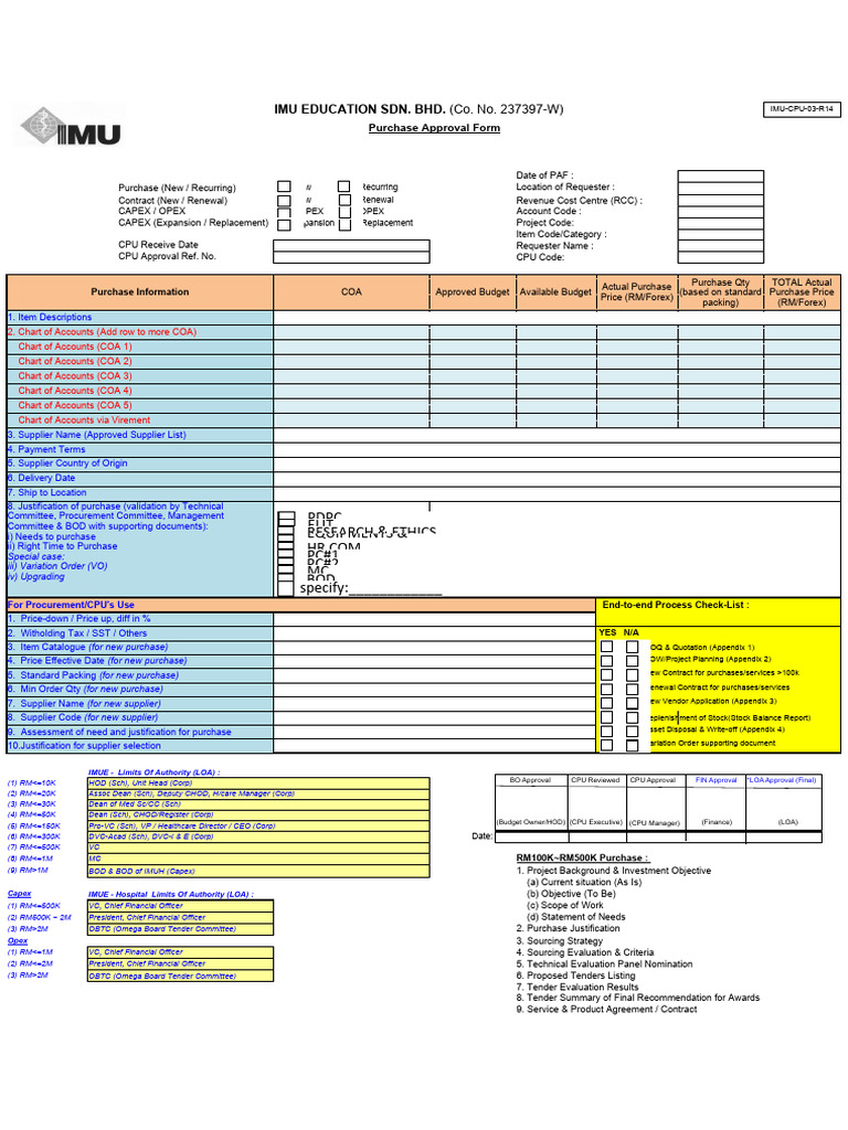 Template 16. PAF SAF COQ SOW R14 - 2019 | PDF | Taxes | Medicine