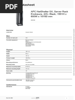 Datasheet - Rittal 42U Server Cabinet | PDF | Door | Sheet Metal