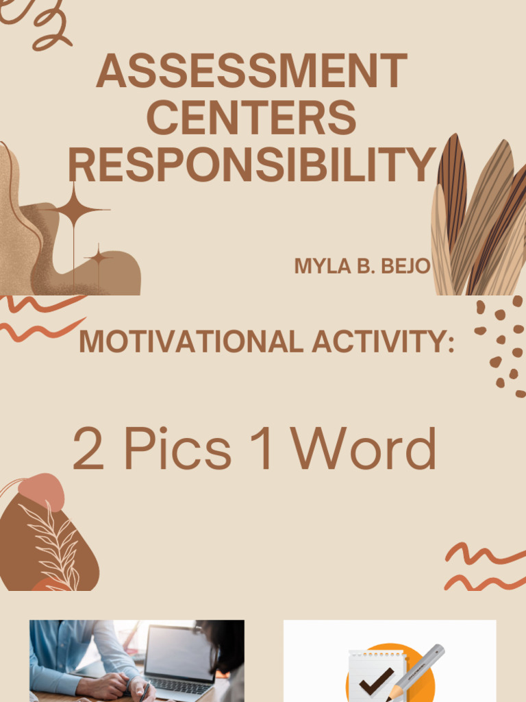 Educ 12-Assessment Center Responsibility | PDF | Business