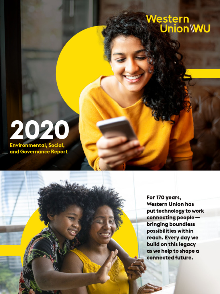 Western Union's 2020 ESG Report | PDF | Governance | Western Union