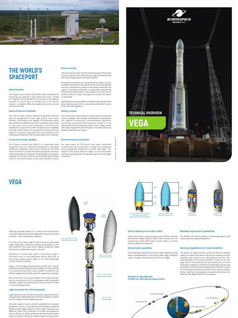 Arianespace Vega Sept2019 | PDF | Launch Vehicle | Spaceflight