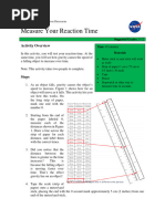 Ruler Drop Test Results - Sheet1 | PDF