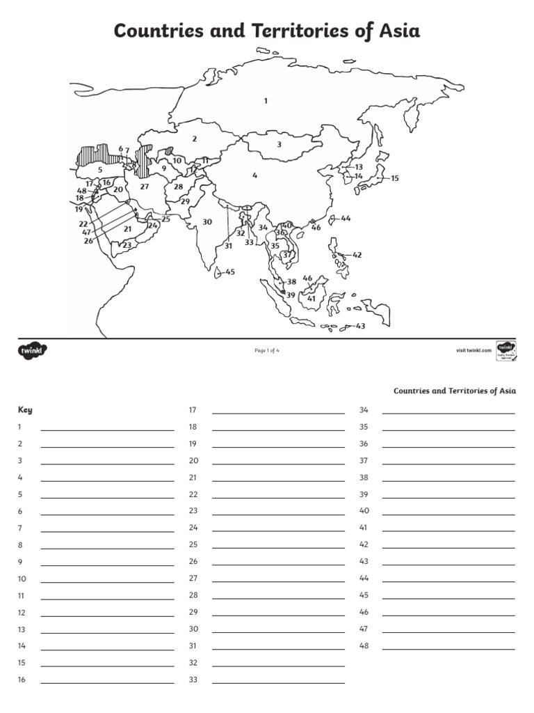 Overview of Asian Countries and Territories | PDF