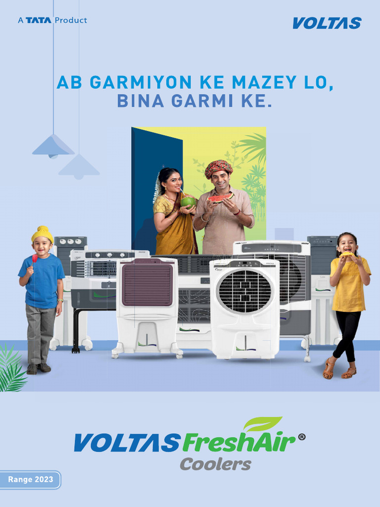 Voltas Fresh Air Cooler Combo Catalogue 2023 | PDF