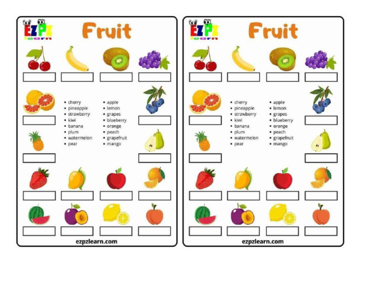 Fruits | PDF