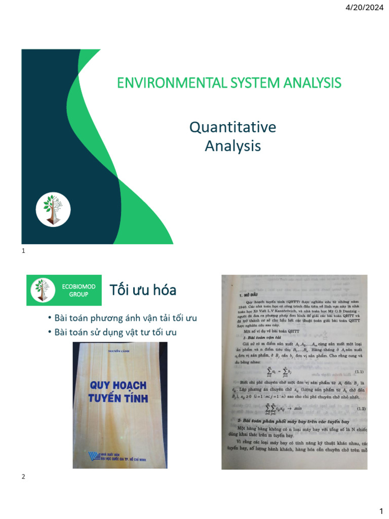 9 Quantitative Analysis and NETWORK Analysis | PDF