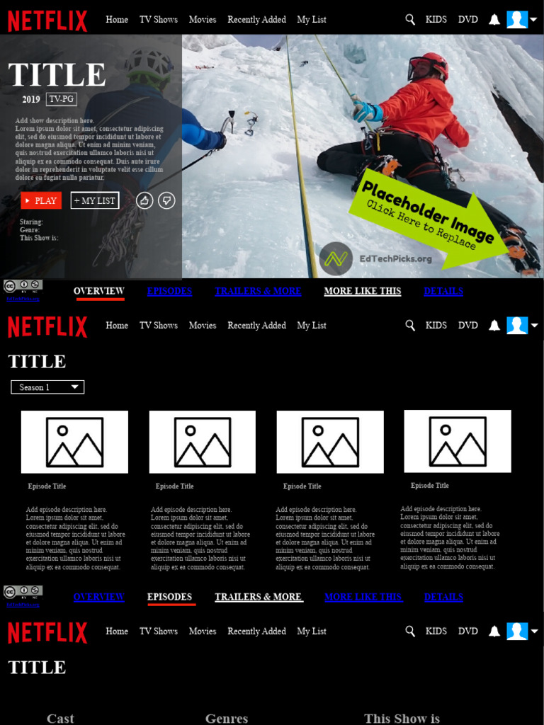 Netflix Template Christmas | PDF