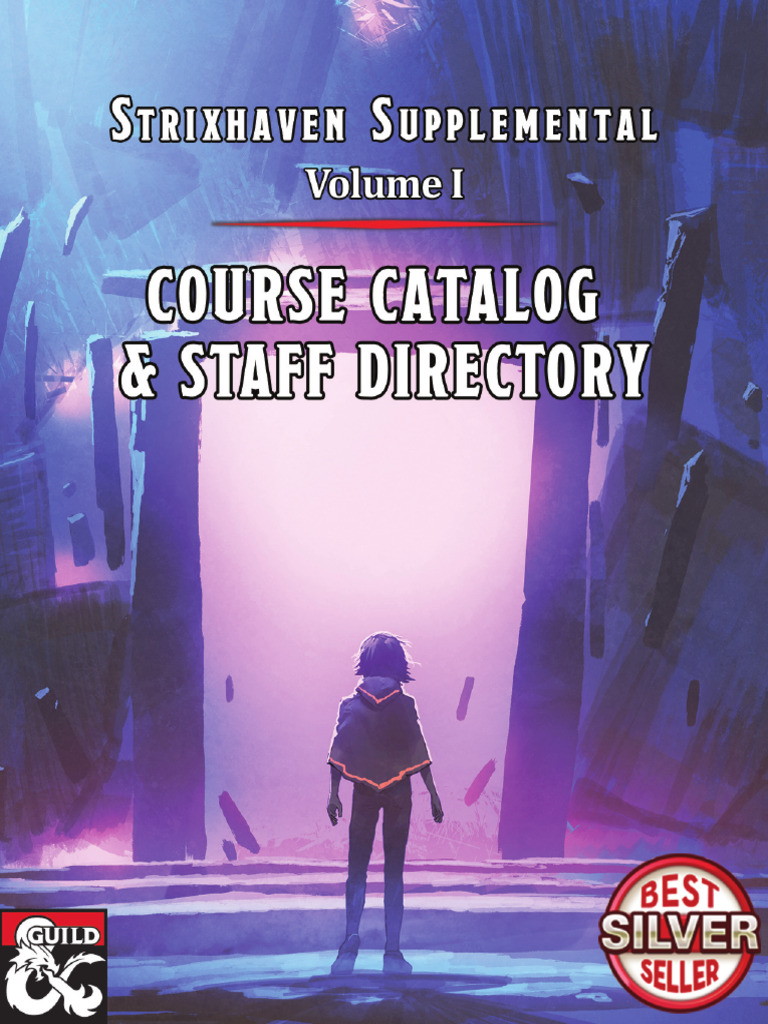 5E - Strixhaven Supplemental Vol-1 Course Catalogue and Staff Directory | PDF