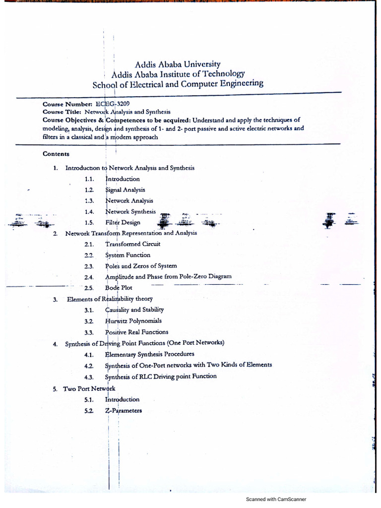 Network Course Outline | PDF