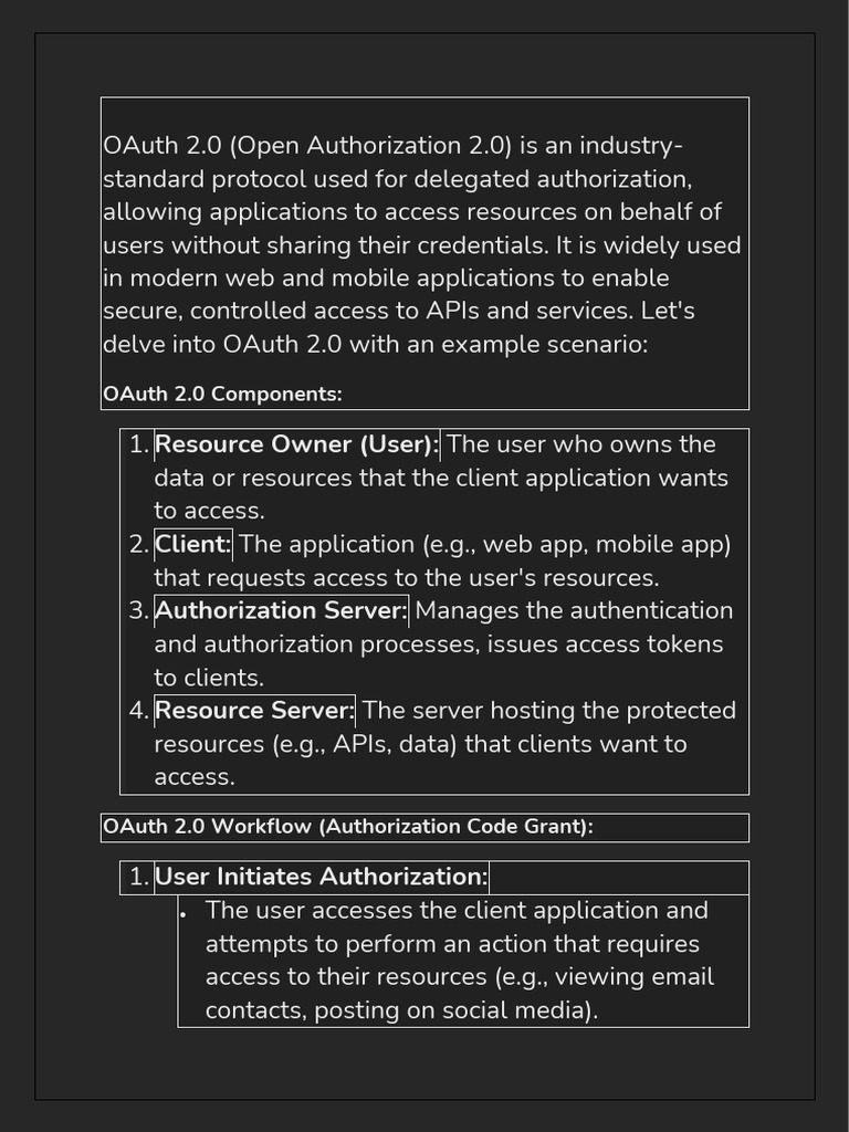 OAuth 2 | PDF | Security | Computer Security