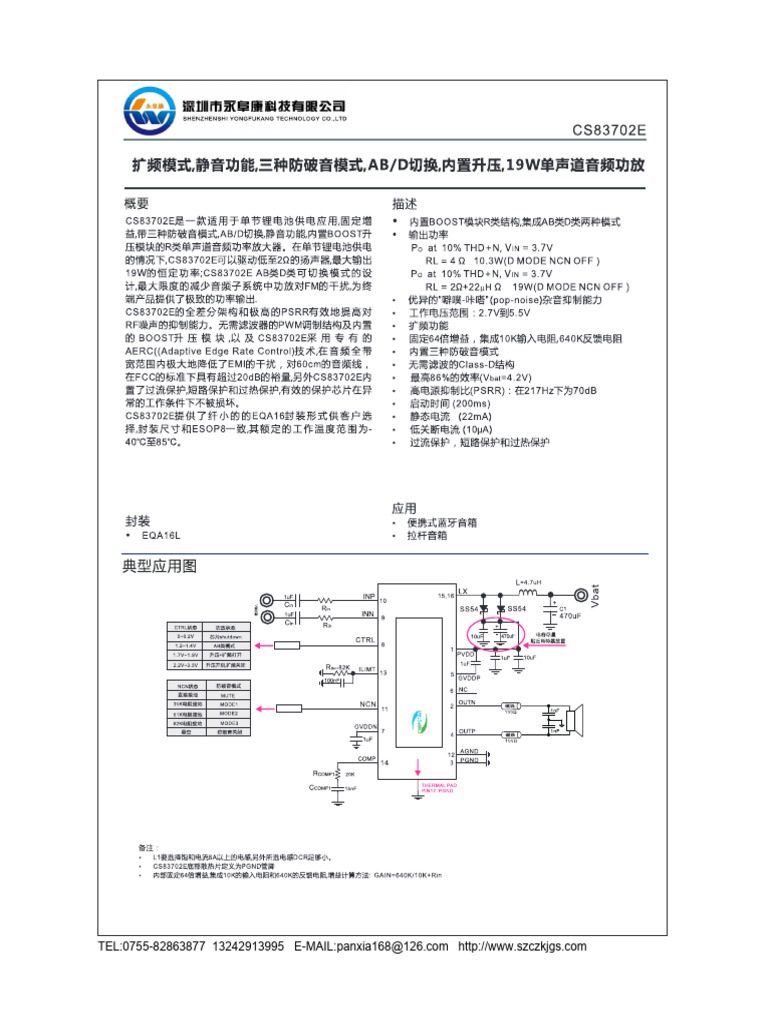 Cs83702e Datasheet | PDF