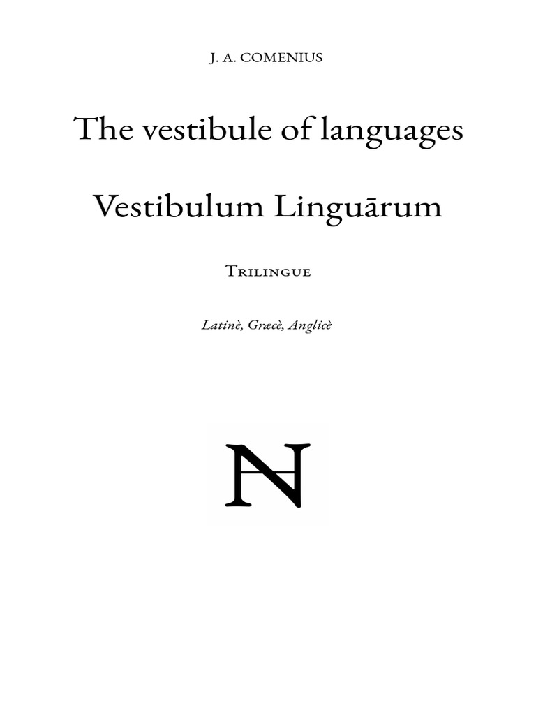 Vestibulum English Sample | PDF | Latin | Vocabulary