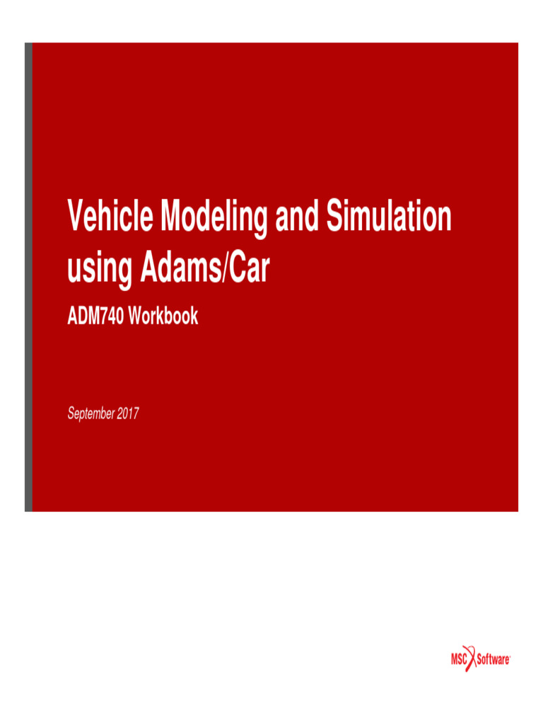 Adams 2017.2 Training 740 Workbook | PDF | Directory (Computing) | Computer File