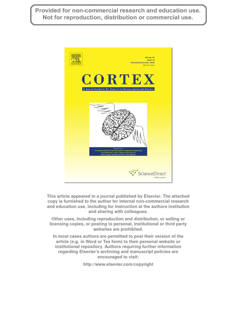 The Paranormal Mind How The Study of Anomalous Experiences and Beliefs ...