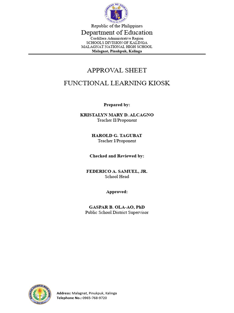 Kiosk Project Proposal | PDF | Business | Science & Mathematics