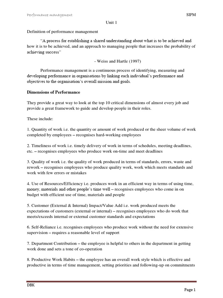 Performance Management Essentials | PDF | Performance Appraisal | Behavioural Sciences