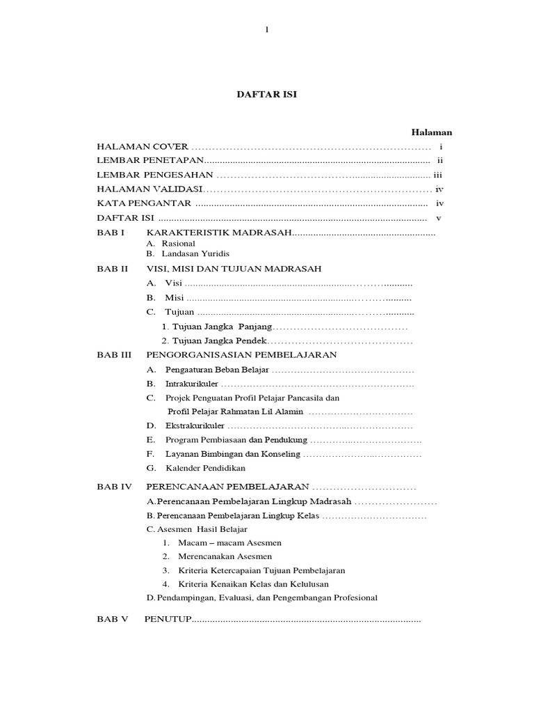 KOM MTSN 1 LEMBATA - BAB 3-1 | PDF