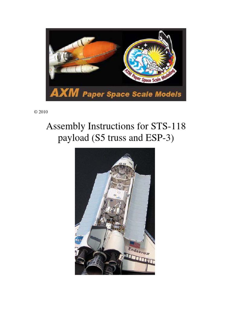 S5 ESP3instructmanual | PDF | Integrated Truss Structure ...