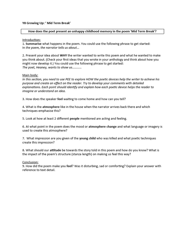 L07 Mid Term Beak Extended Response | PDF | Foreign Language Studies