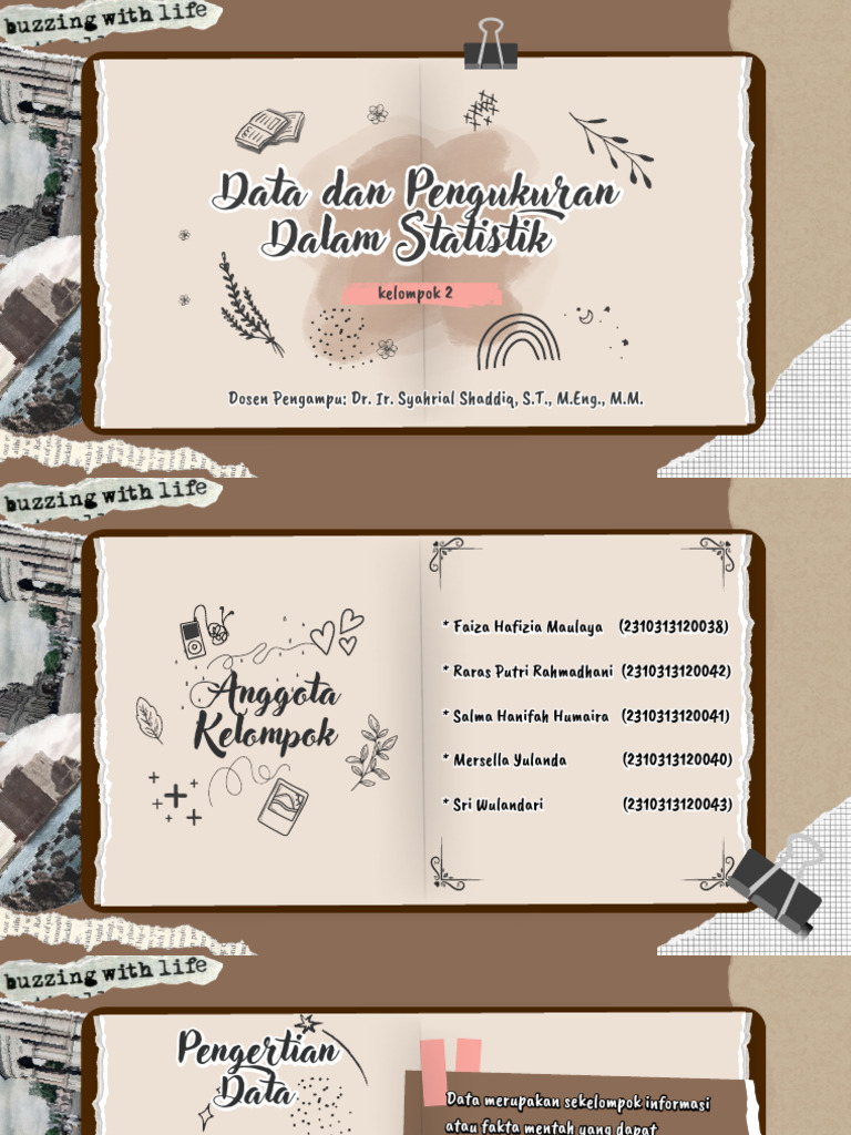 Statbis I - Data Dan Pengukuran Dalam Statistik | PDF