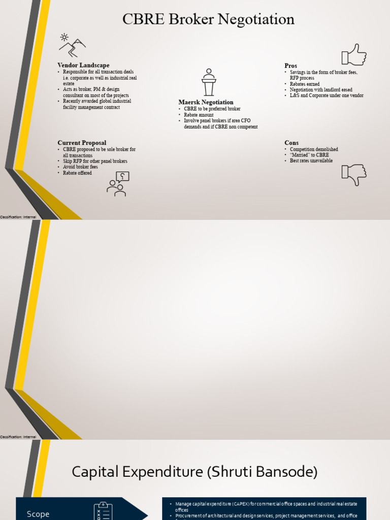 Negotiation CBRE | PDF | Capital Expenditure | Business Economics