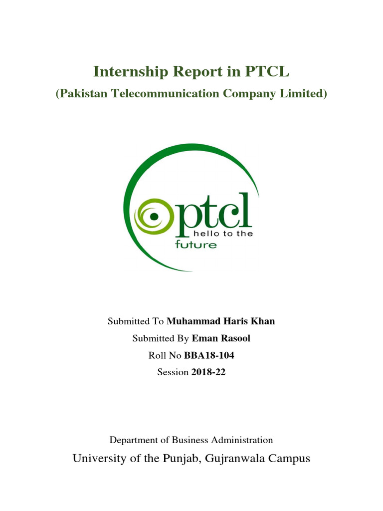 PTCL Report Er | PDF | Business