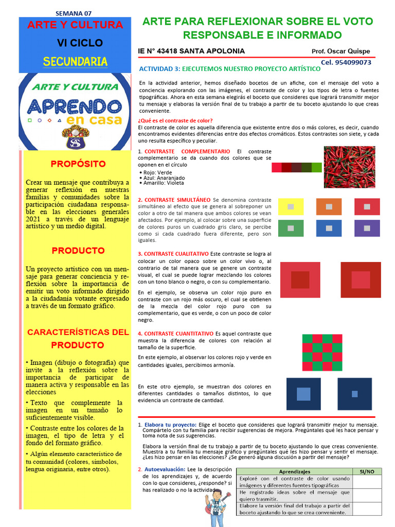 Arte y Voto Responsable | PDF | Color | Rojo