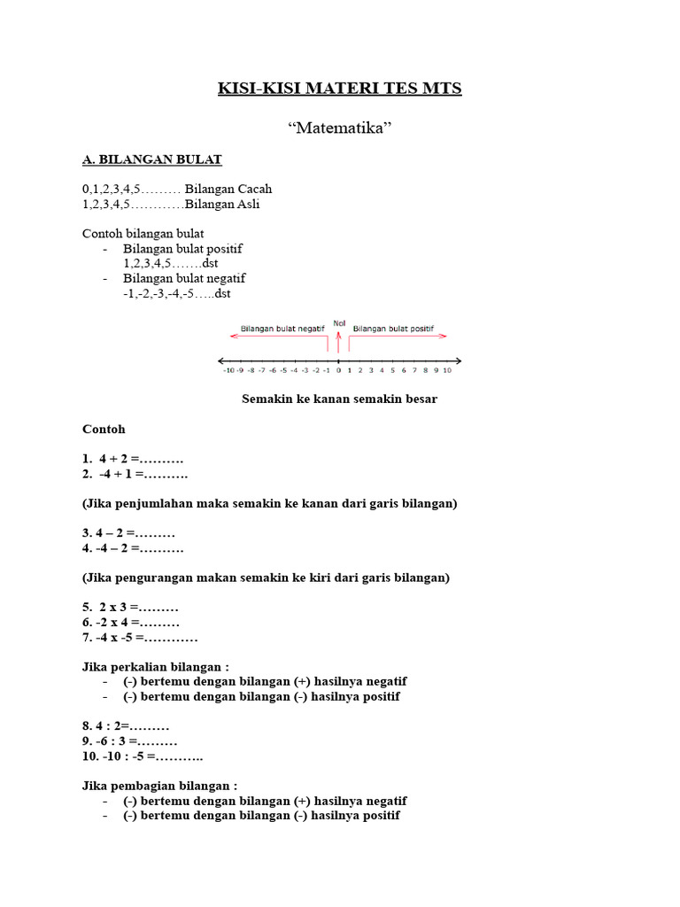 Daffa Materi MTK | PDF