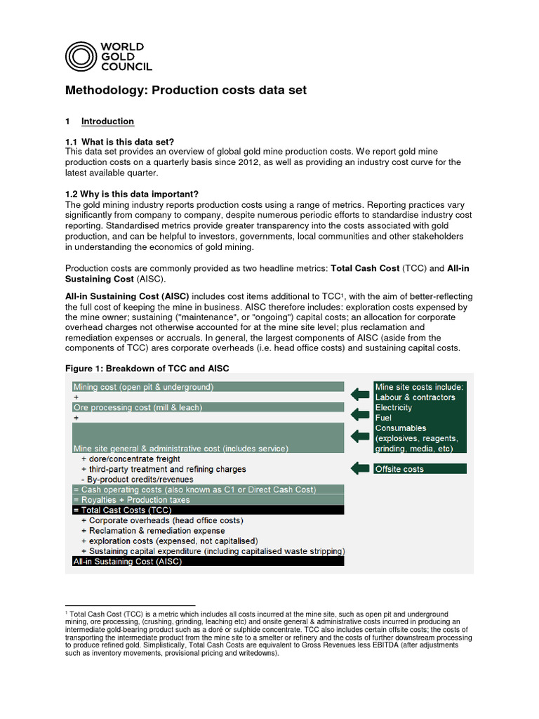Production Costs Methodology | Download Free PDF | Cost Of Goods Sold ...