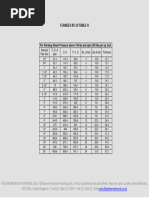BS 10 Table E Flange Dimensions | PDF | Machines | Building Engineering