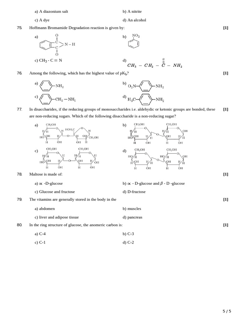 Organic Chemistry Questions and Concepts | PDF