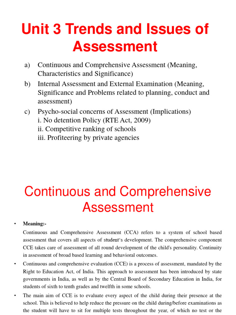 Unit 3 - Trends and Issues of Assessment - 240125 - 151800 | PDF ...