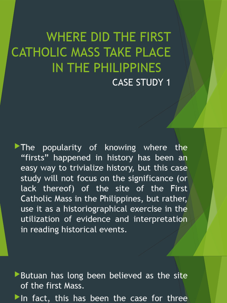 Cs 1 Where Did The First Catholic Mass Take Place | PDF | Age Of ...