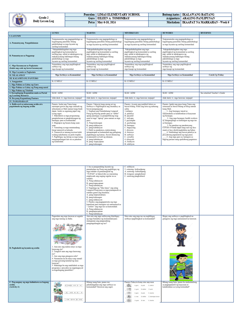 Q4-Week6-Dll-Ap 2 | PDF