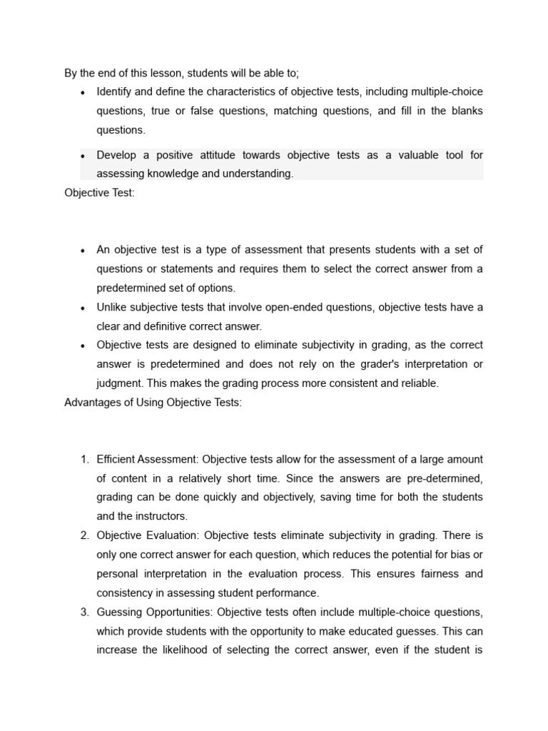 Assessment 2 | Download Free PDF | Multiple Choice | Educational Assessment