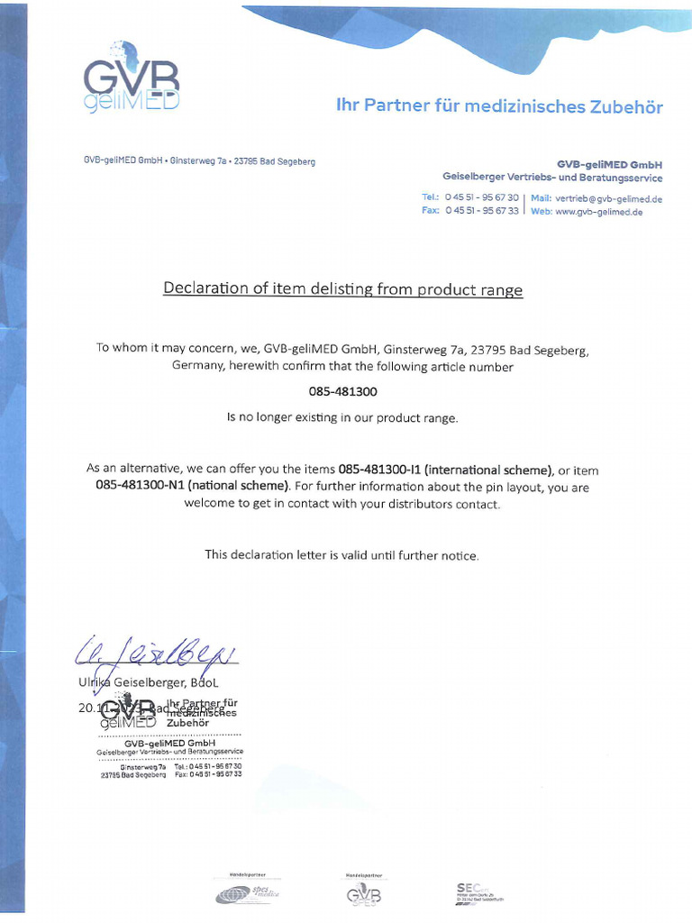 Carta Obsolescencia Cable Sueño | PDF