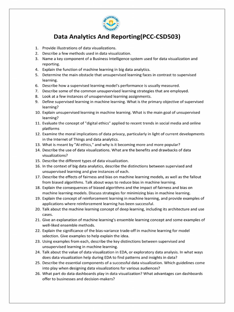 Practice Set 2 Data Analytics Pdf 