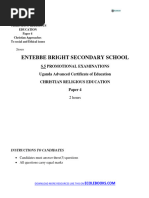 Divinity Paper 4 - Notes To Revise | PDF