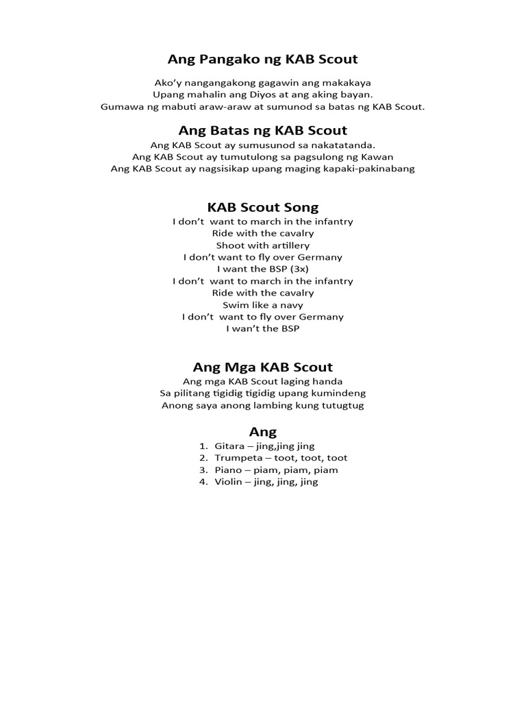 Kab Scout Star Scout | PDF
