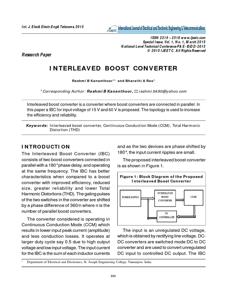Ijeetc Jit 44 Pe - 165 - (305 310) | PDF | Inductor | Electrical Engineering