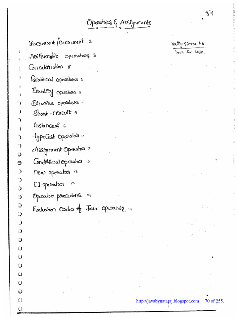 Operators & Assignments | PDF Operators & Assignments | PDF