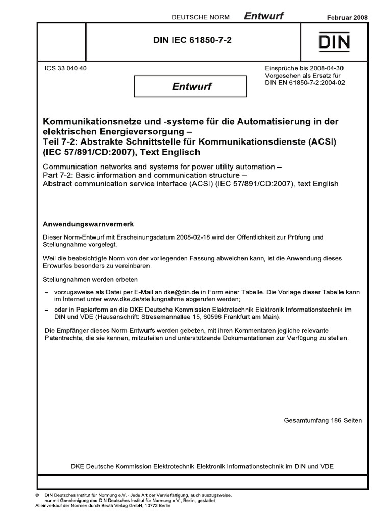 Din Iec 61850 7 2 E 2008 02 Pdf