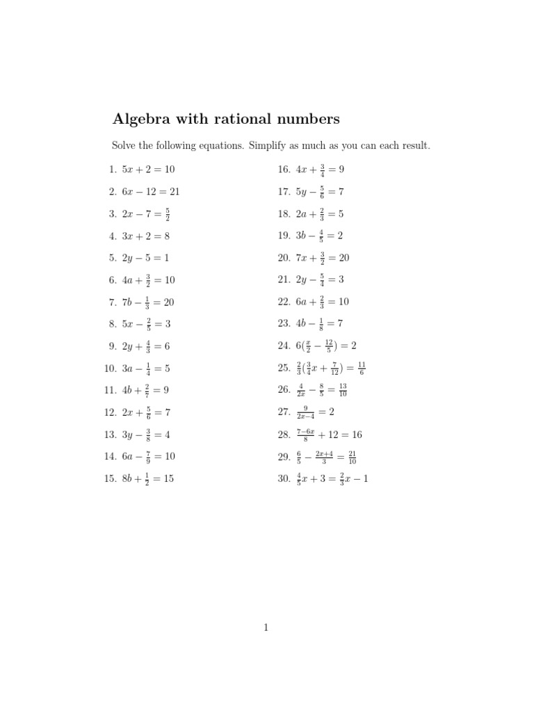 Dossier 1ESO Algebra Fractions | Download Free PDF | Mathematics | Algebra