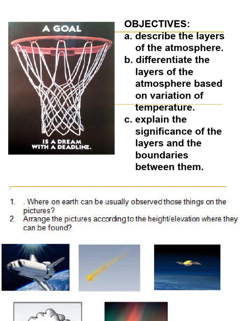 Layers of The Earths Atmosphere | PDF | Atmosphere Of Earth ...