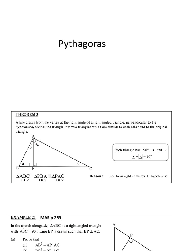 7 Pythagoras Se Stelling | PDF