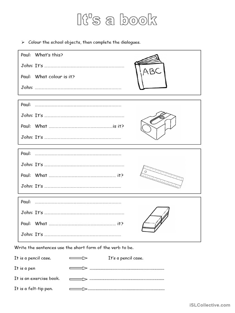 School objects | PDF