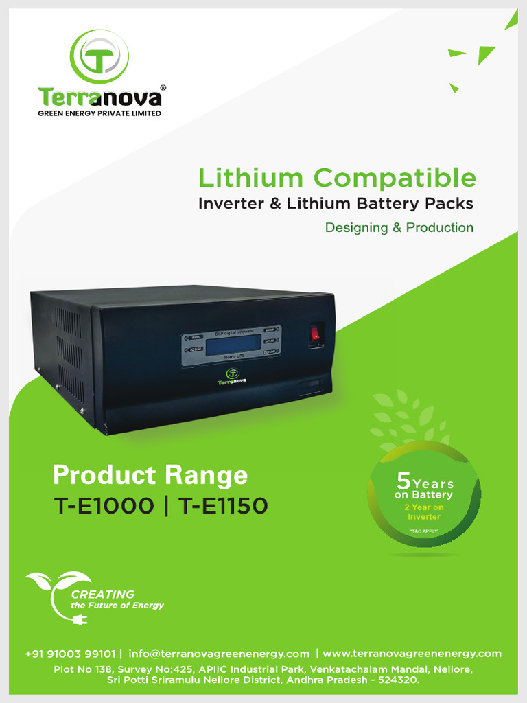 Home Inverter Brochure | PDF